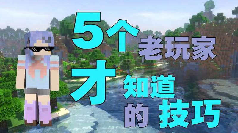 我的世界:老玩家才知道的五个技巧,大部分新手都没见过