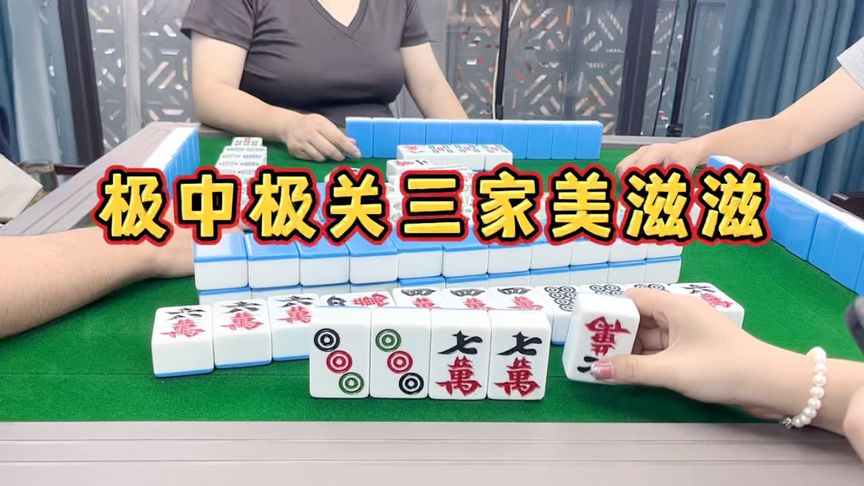 四川麻将:小肥羊们哪里跑,极中极关三家美滋滋