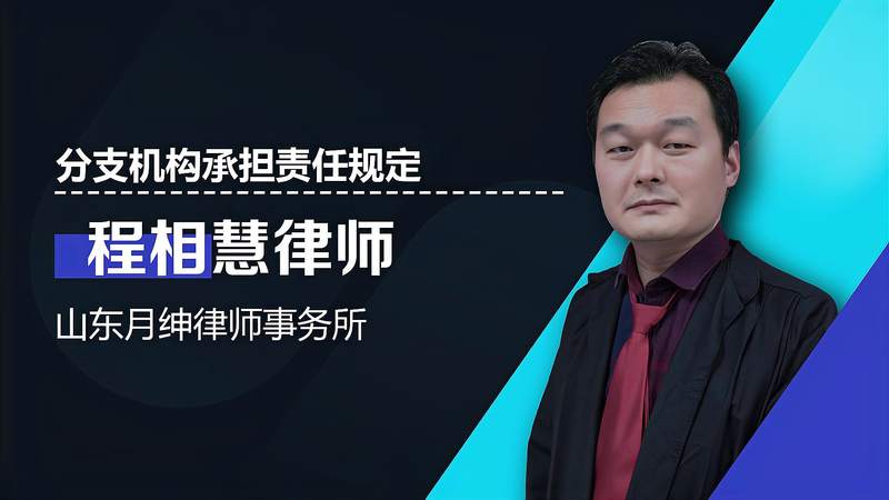 分支机构承担责任规定
