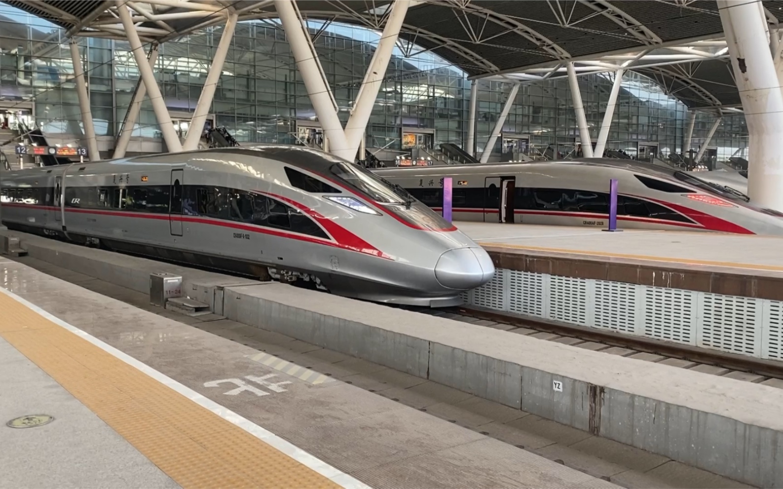 G96次列车离开广州南站