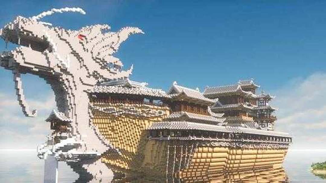 我的世界-在B站点击超过65万的国人原创建筑视频