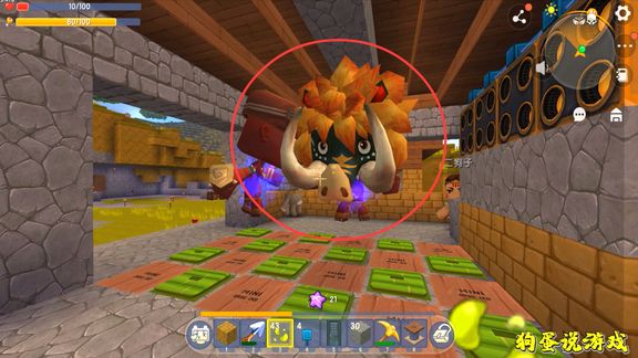 迷你世界65:我建造了1个特别的房子,怪物进来就别想跑了