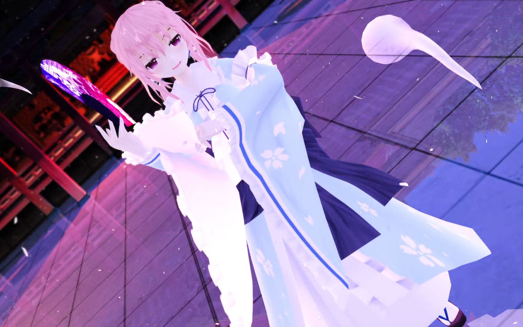 【东方MMD】幽幽子的狂喜乱舞(模型配布)