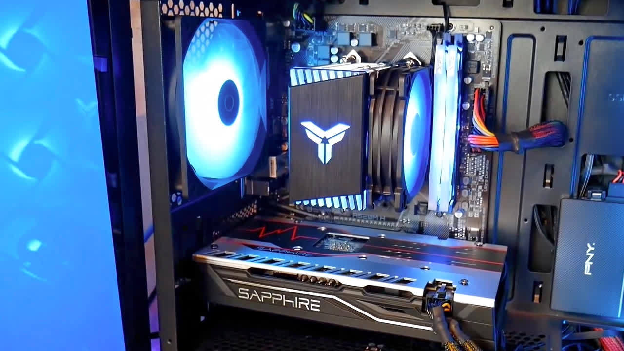台式电脑主机组装Ryzen 3100 搭配 RX 580风冷主机装机特辑