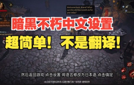 暴雪暗黑破坏神不朽国际服中文修改设置教程!