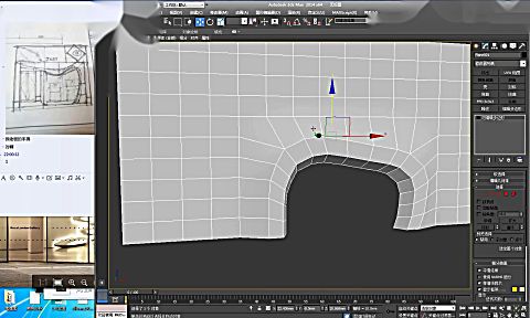 3dmax异形门头建模