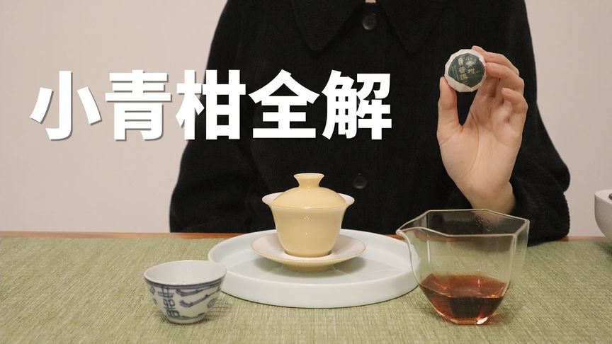 【清山茶事】一颗小青柑的全干货解析,如何冲泡小青柑