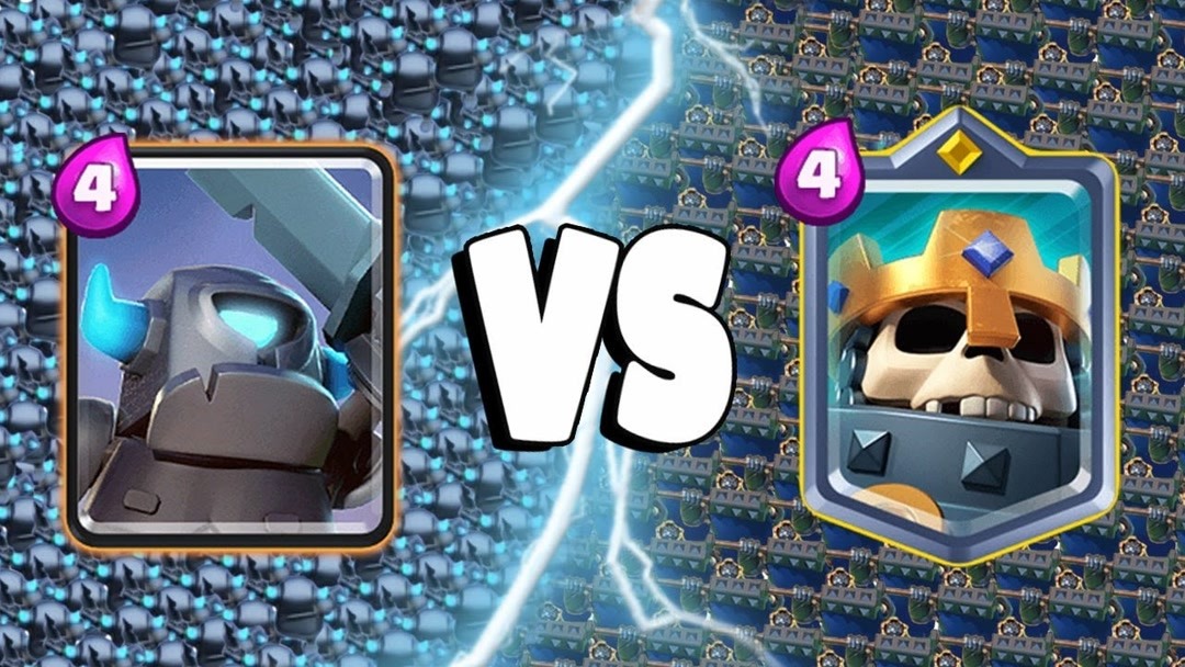 皇室战争:迷你皮卡PK骷髅帝王,看看哪一张卡牌的攻防能力更犀利