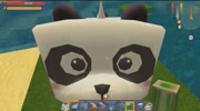 迷你世界生存79:我砍了些竹子驯服小熊猫,真可爱!