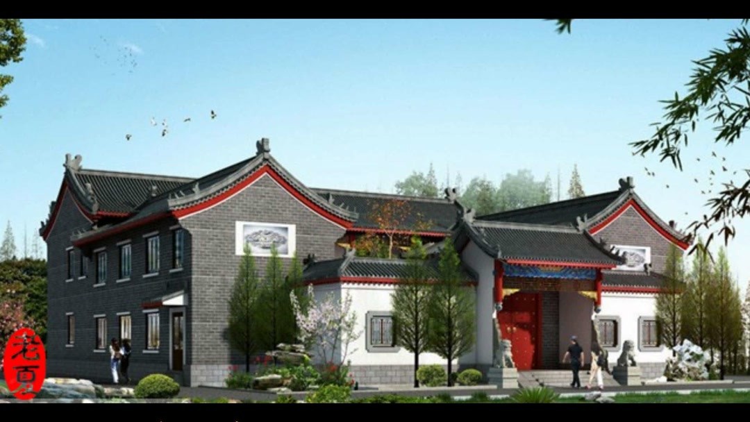 四合院设计效果图施工图:老夏现场