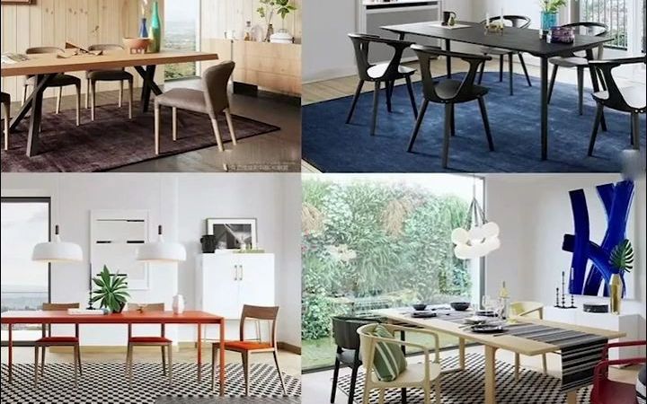 C4D fbx北欧小清新室内厨房客厅居家灯具3D三维MAX模型素材