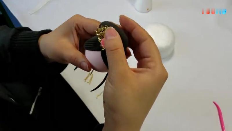 仙气袭人手工 橡皮泥超轻粘土手工diy制作教程 彩泥——碧游仙子