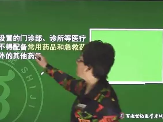 2015执业药师 药事管理与法规(考点) 第9讲 药品经营与使用管理(二)