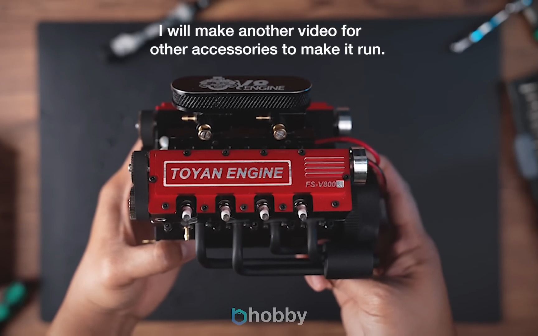 TOYAN拓阳-V8汽油版机械增压发动机模型-金属玩具