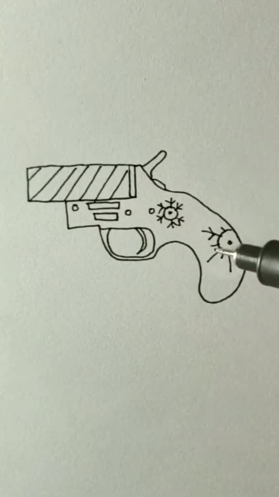 可爱们圣诞信号枪来了简笔画不简单+简单易学抖音小助手