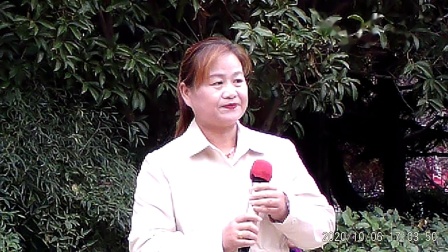 西苑公园胡红报曲剧平台节目《丁郎认父》 洛阳戏迷演唱