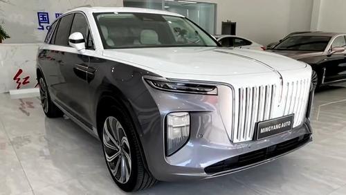 国产版库里南,第一视角体验新红旗EHS9,50万看它不比宝马X7差