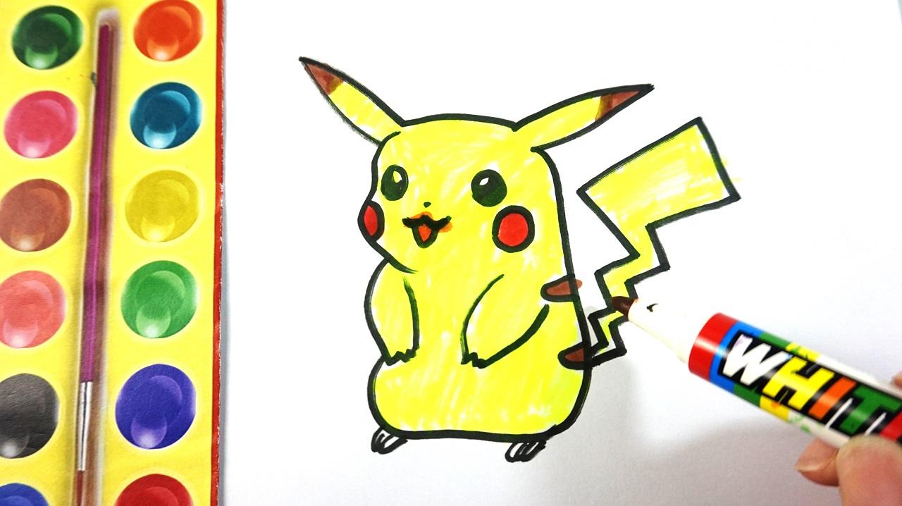 学习画画数码宝贝里面超可爱的比卡丘