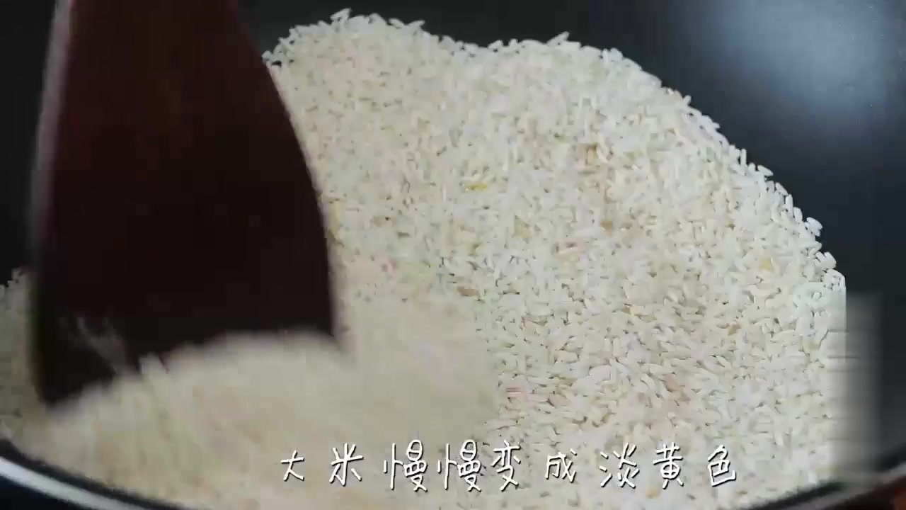 懒人的菜,炒米的做法,只需要大米一种食材