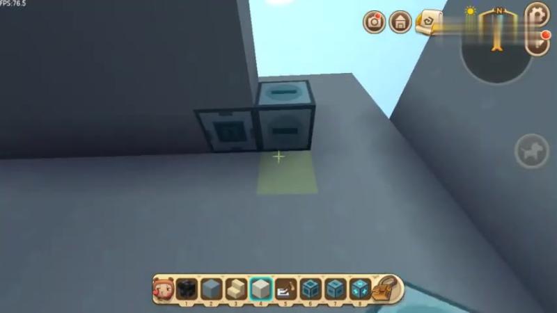 迷你世界:高级滑动楼梯教学 可以自由上下升降