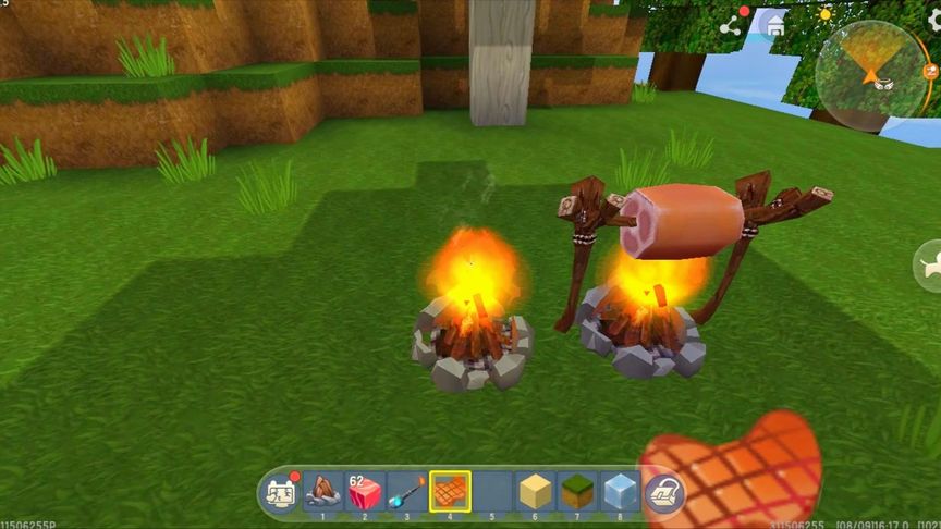 迷你世界:新版本更新可以野外烤肉了,还不赶紧去试试看