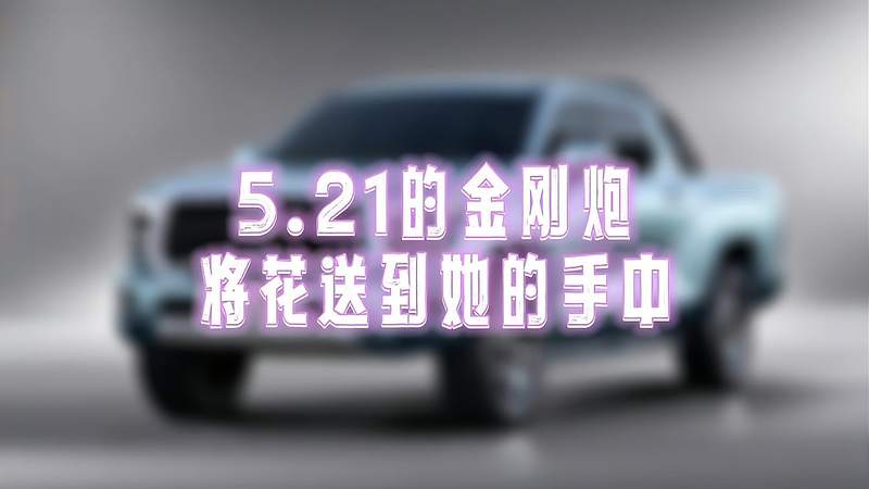 时尚商用皮卡金刚炮,帮你铺平追女神的路