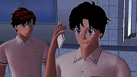 樱花校园模拟器:女主准备动手,男主又出现救走女主