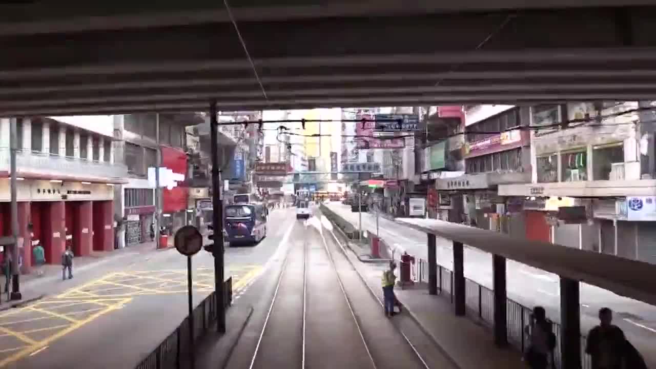 体验香港双层有轨电车第一视角