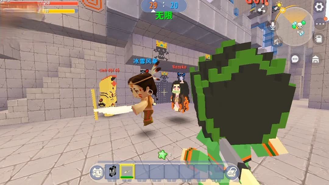 迷你世界:动漫人物大乱斗,海贼王龙珠简直乱成一锅粥头号英雄