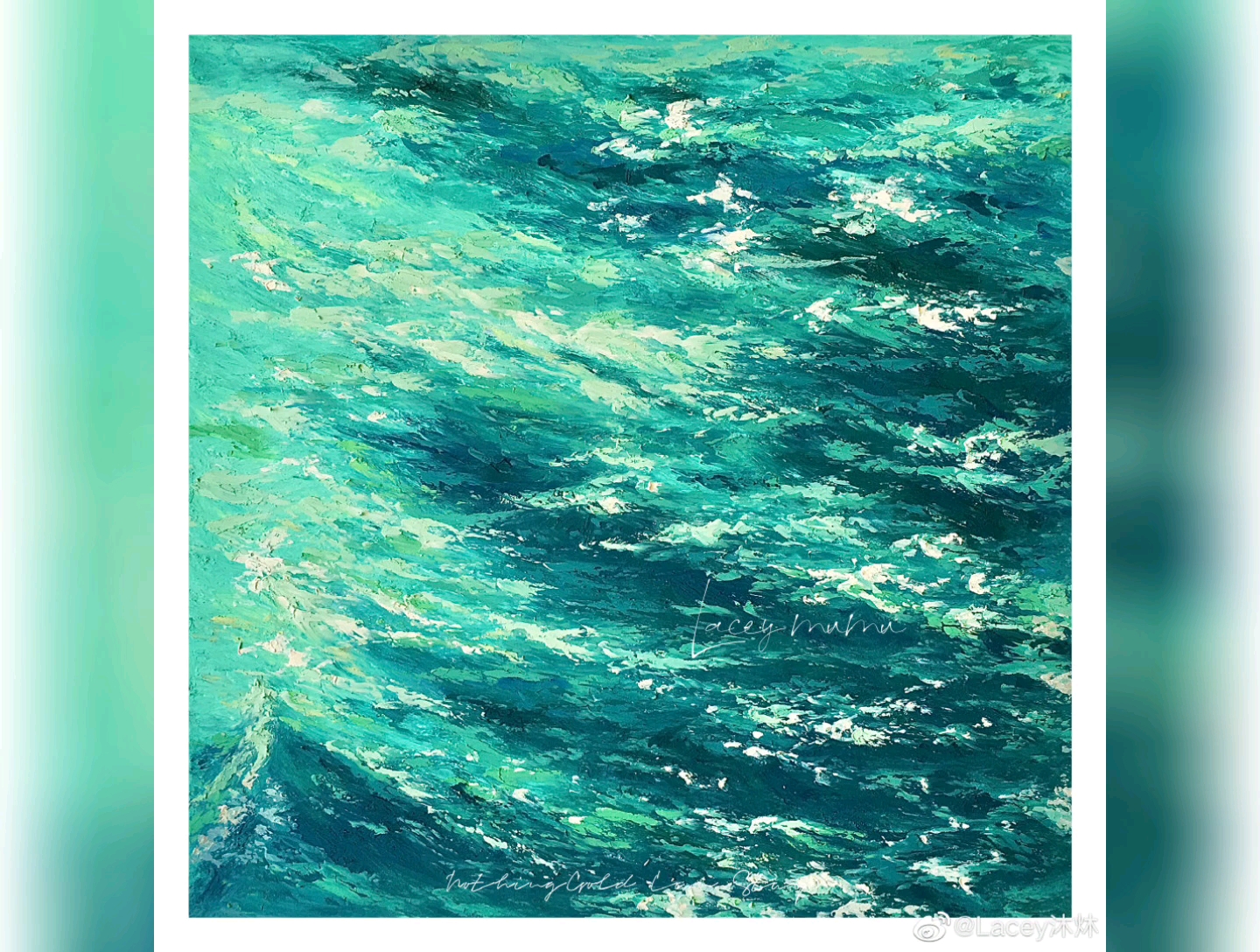 【手绘】油画棒海浪绘画教程