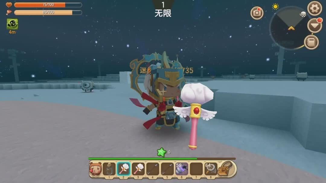 迷你世界:新道具加血魔法棒,可以给任何人加满血