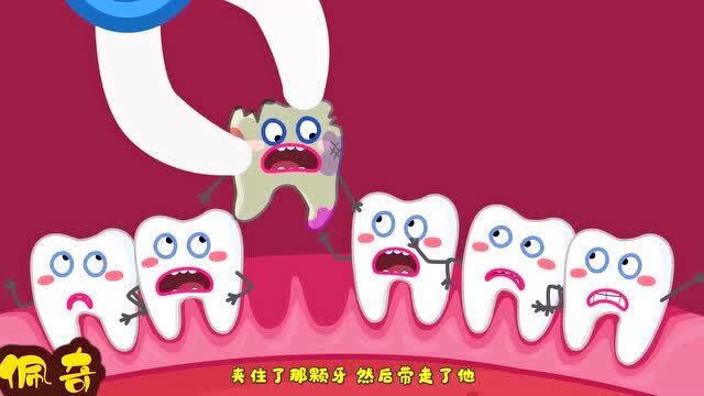 儿童卡通动画:想到会被拔掉牙齿,沃尔夫害怕了
