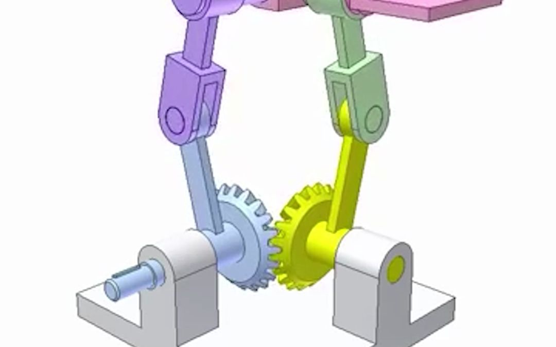 Solidwork机械结构原理动态图UG机械设计Creo动画制作
