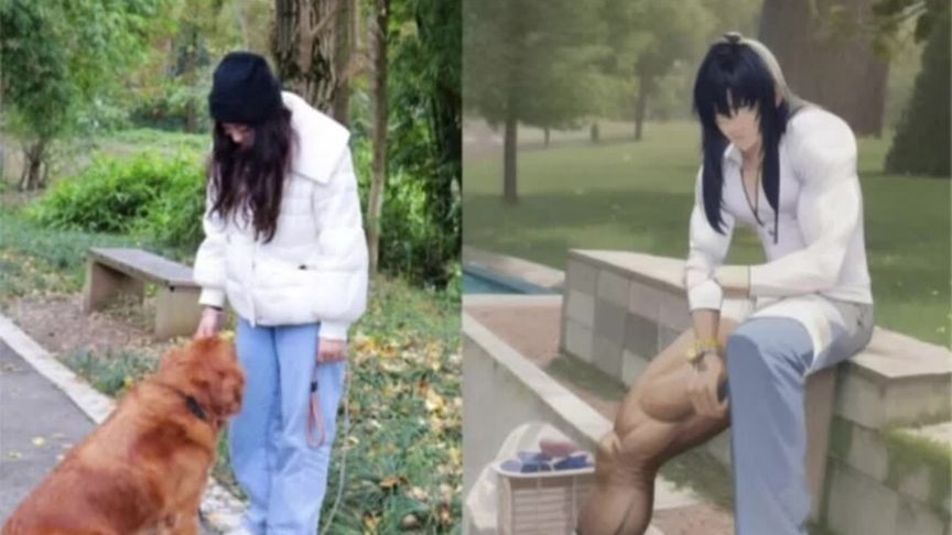 #次元ai绘画 #ai特效 #搞笑 #最近这个特效很火