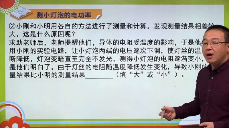 15测小灯泡的电功率