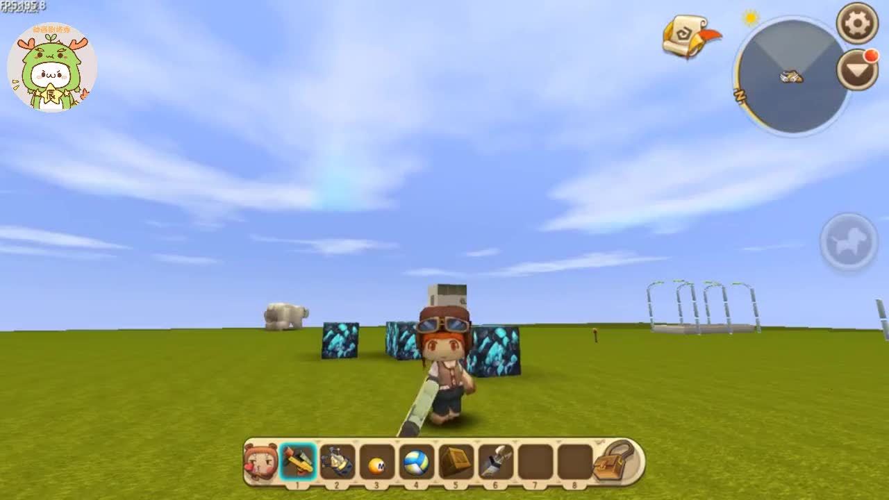 迷你世界:测试新武器,重力手套能否把爆爆蛋举起来