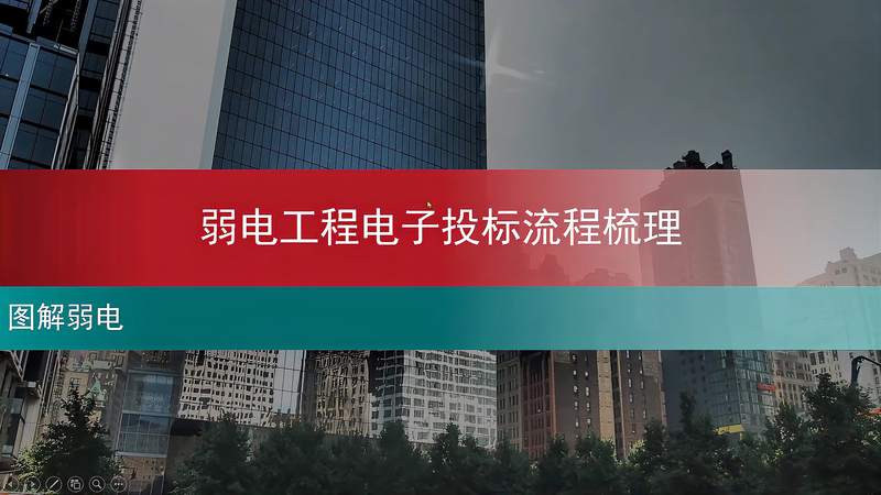 弱电工程电子招投标流程梳理,知其然知其所以然才明白