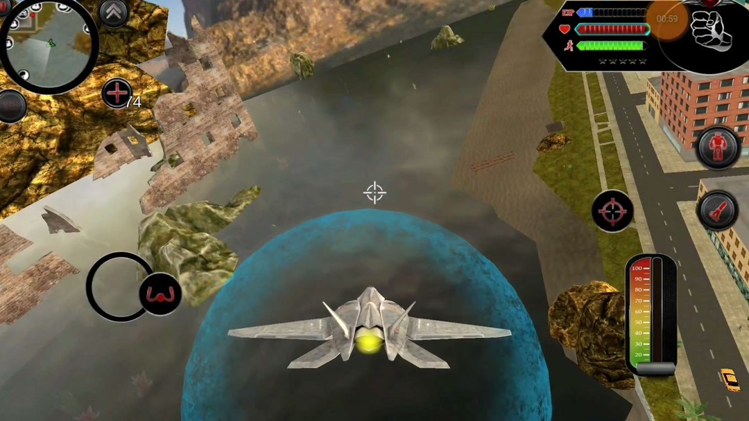 飞行机器人与变形金刚机器人的战争