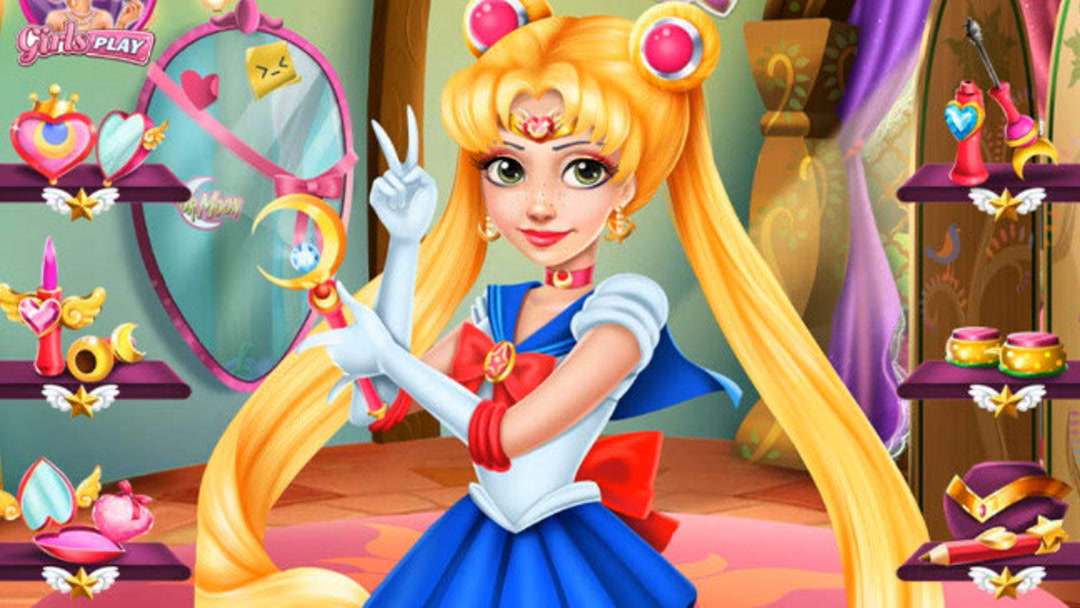 长发公主模仿水冰月魔法奇缘游戏