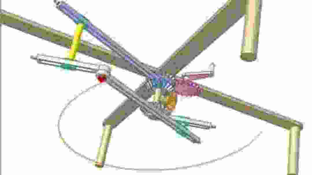 机械动画:绘制椭圆机构2