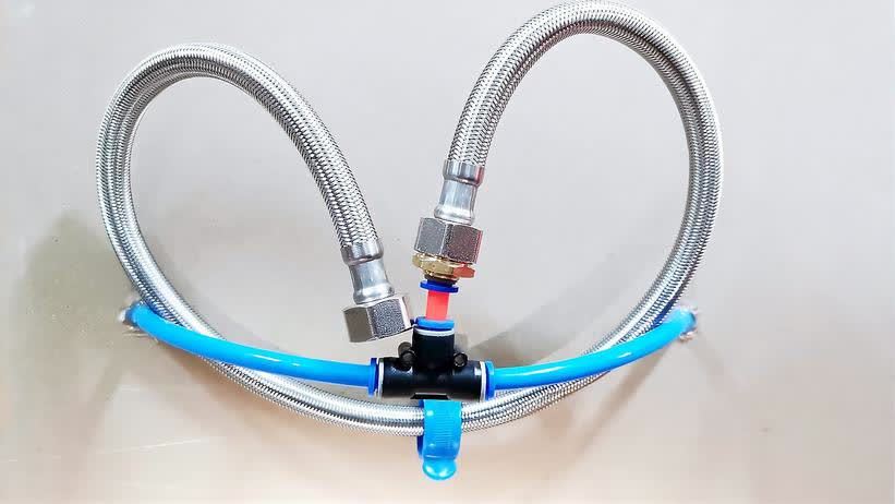 ./b>,气管的中间怎么接不锈钢管?教你个好方法,轻松接水管