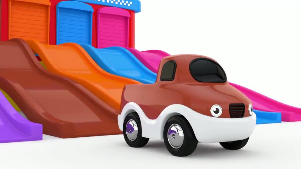 汽车玩具模型玩滑梯