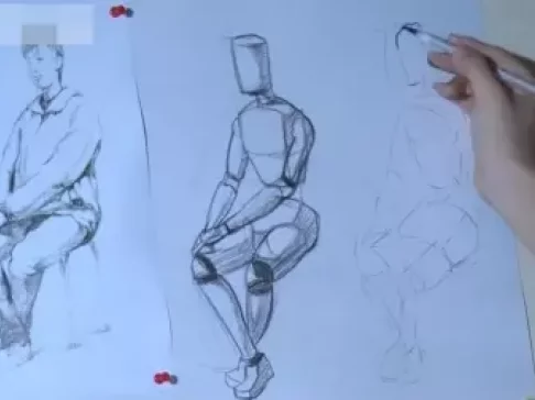 速写风景教学动物素描教程书, 学速写教程视频, 简笔画人物女孩素描...