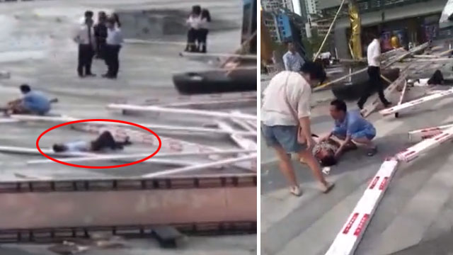 国土局长看房时被高空坠物砸倒身亡 另有3人受伤