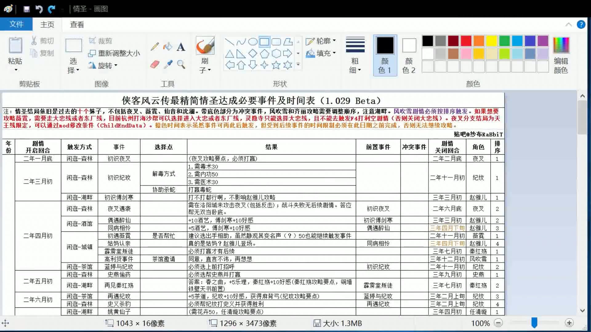 侠客风云传手游版情圣攻略 针对手游版的情圣时间表