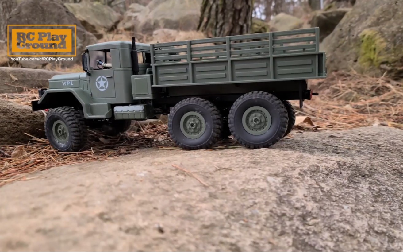 【RC模型】遥控车模型-军用车辆-RC军用卡车-室外越野-1/16 WPL ...