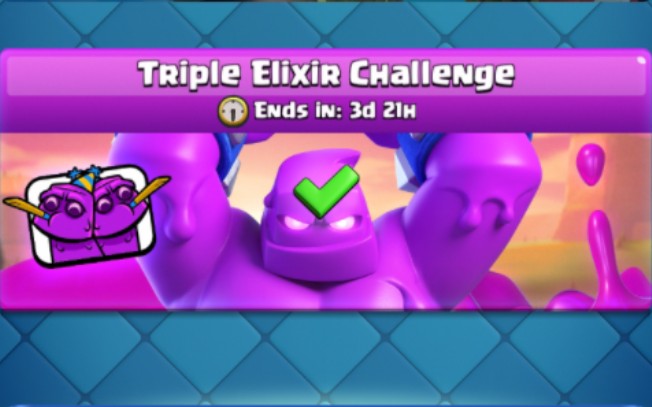 皇室战争国际服 三倍圣水挑战 推荐卡组 皮卡屠夫球