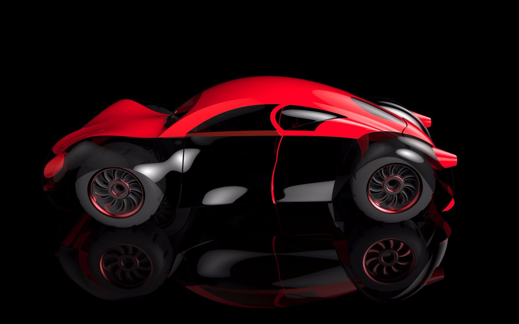 【工业产品设计】七分钟带你设计一款概念甲壳虫跑车