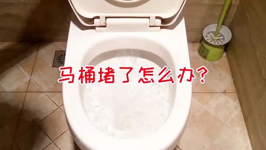 马桶突然堵了怎么办?国人在干着急,老外却用上了土方法
