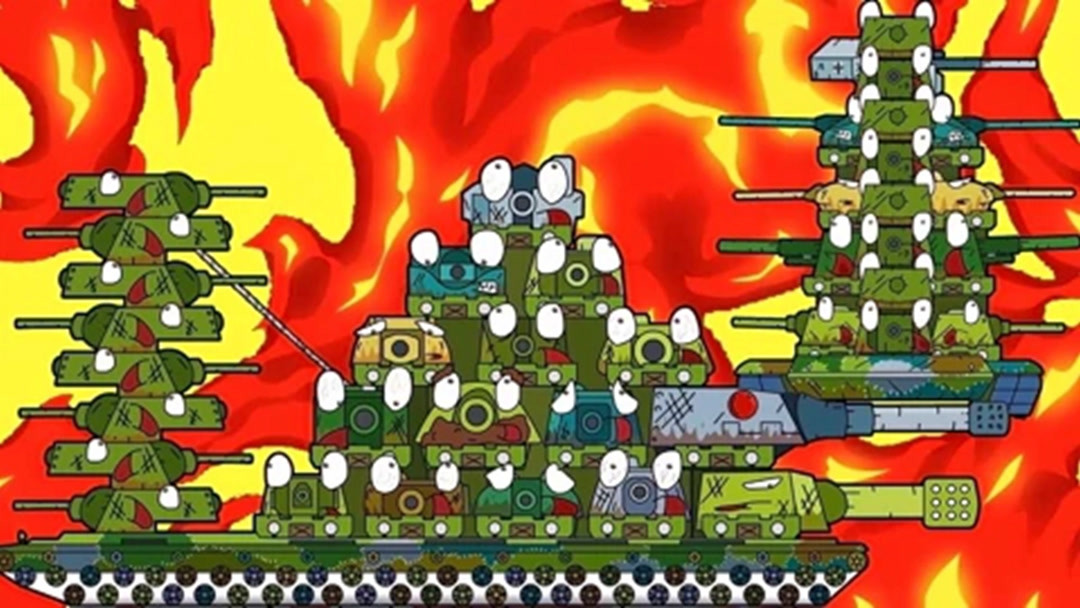 坦克世界动画:很激烈之战
